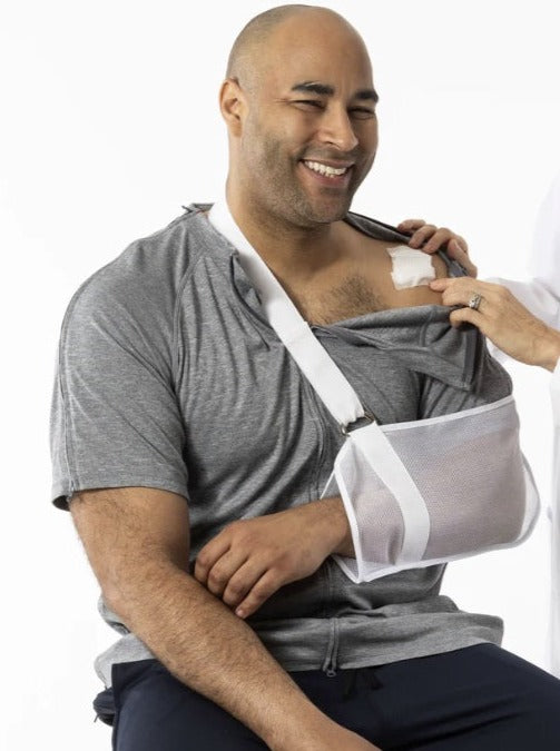Adaptive Back Snap Knit Top for Men