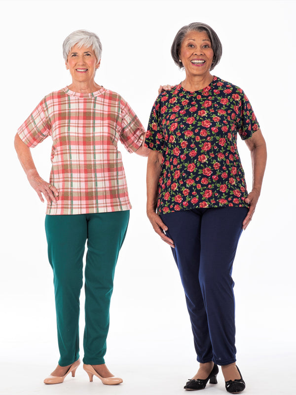 Short Sleeve Knit Set- Adaptive